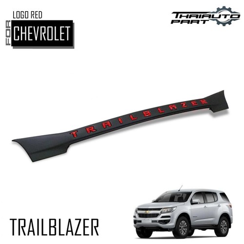 Rear Tailgate Cover Trim Black Logo Red Fit Chevrolet TrailBlazer RG ...