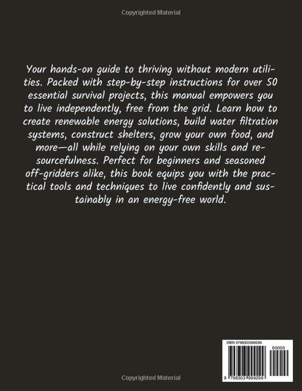 dr Ion Dorina The DIY Off-Grid Survival Manual (Tascabile) | eBay