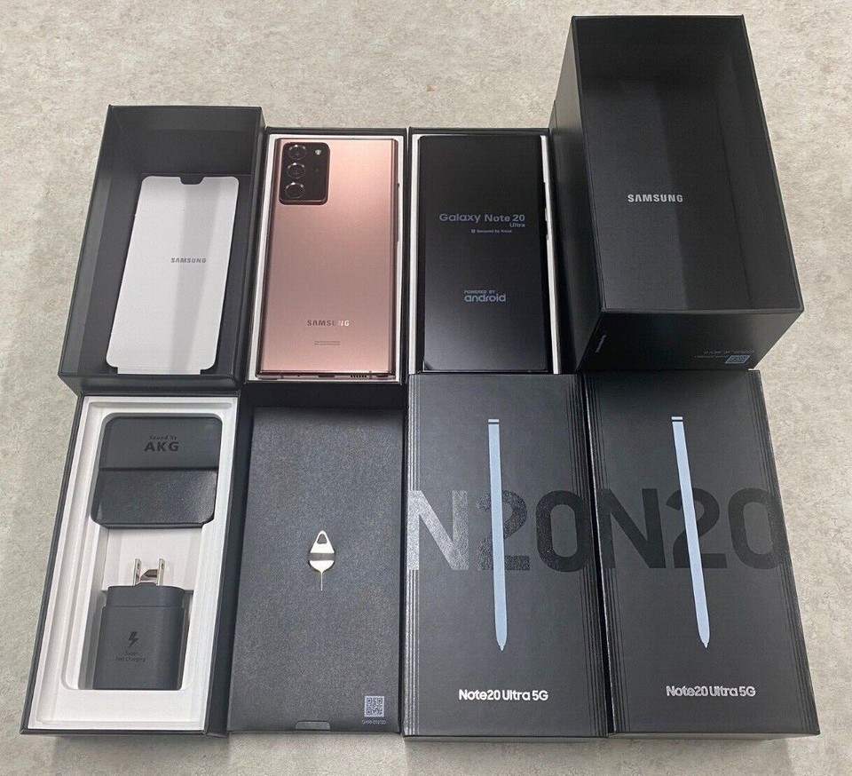 NEW SAMSUNG GALAXY NOTE 20 ULTRA 5G 128GB 512GB SM-N986 FACTORY ...