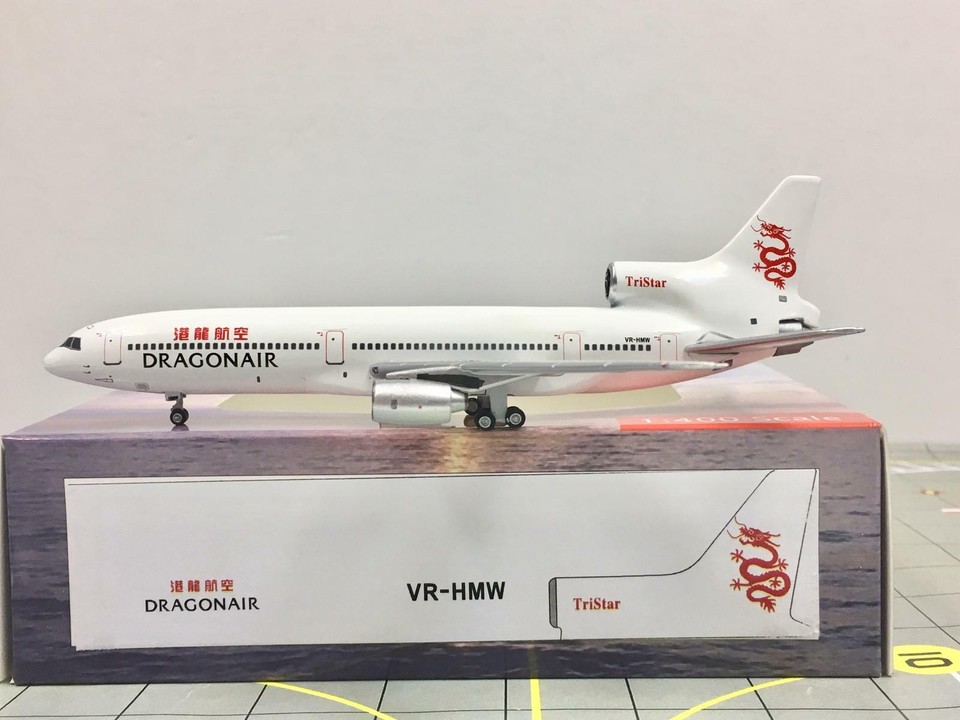Lockness Models / Gemini Jets Scale 1:400 DRAGONAIR Lockheed L-1011 VR ...