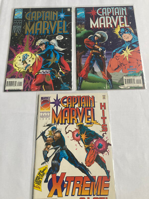 CAPTAIN MARVEL #1 - #3, 1995, NM, MARVEL | eBay