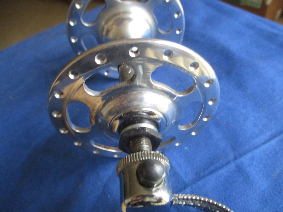 Pre-CPSC Curved levers, Block lettering, NOS Campagnolo hubs Large ...