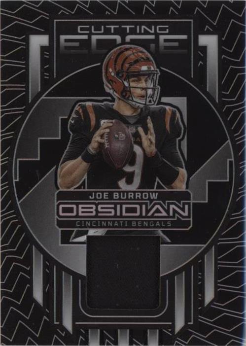 2023 Panini Obsidian - Cutting Edge Memorabilia Joe Burrow #CEM-JBU ...