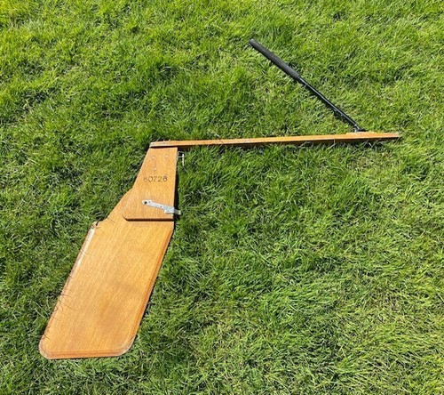 Vintage Wooden Rudder with Tiller and Extension for Mirror Dinghy | eBay