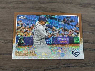 2015 Topps Chrome Update Gold Refractor Joey Butler #US308 Rays /250 | eBay