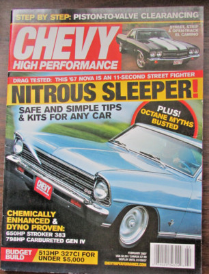 Chevy High Performance Magazine Feb 2007 | eBay