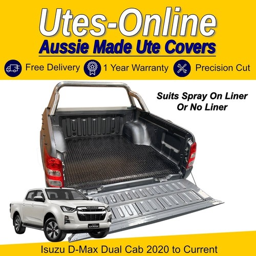 Checker Plate Rubber Ute Mat For Isuzu D-Max Dual Cab (2020-Current ...