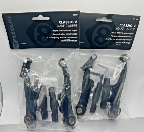 Origin8 Classic V Brake Set - Front AND Rear Brakes Plus Brake Pads MTB ...