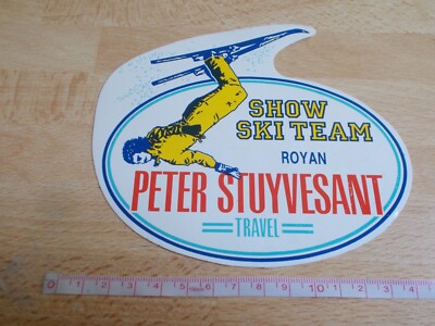 Sticker Peter Stuyvesant Travel - Show Ski Team Royan | eBay UK