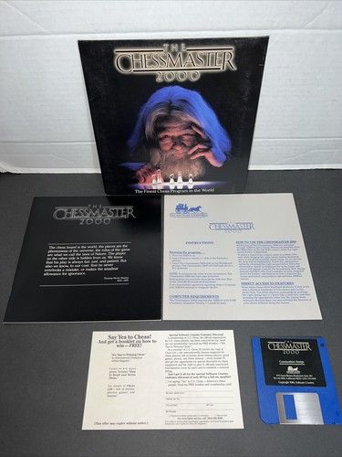 THE CHESSMASTER 2000 - COMMODORE AMIGA GAME - 1986 SOFTWARE TOOLWORKS ...