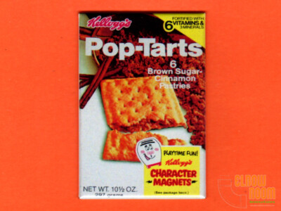 Vintage Pop Tarts Brown Sugar Cinnamon box art 2x3" fridge/locker ...