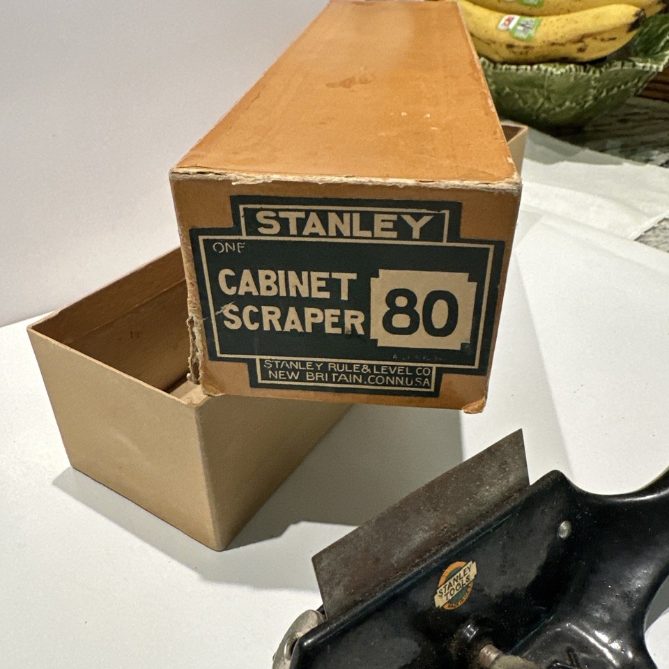 STANLEY 80 SCRAPER PLANE IN ORIG. BOX- NEW / EXC. COND. | eBay