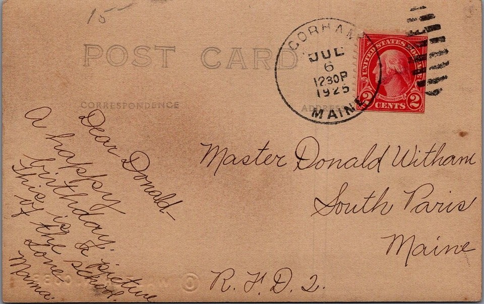 1925, Gorham Normal School, GORHAM, Maine Real Photo Postcard - Walter W. Cobb | eBay UK