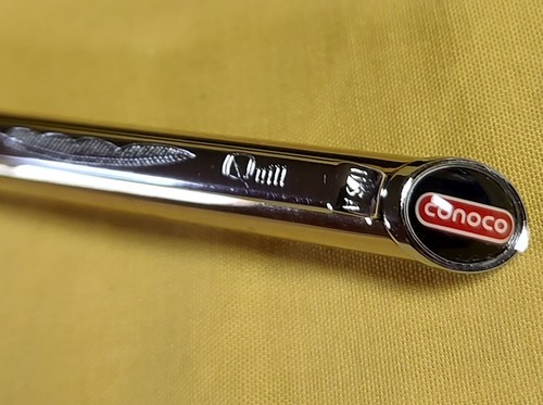 Vintage Quill Ink Pen Conoco Advertising Logo in Gift Box, NEW Writes ...