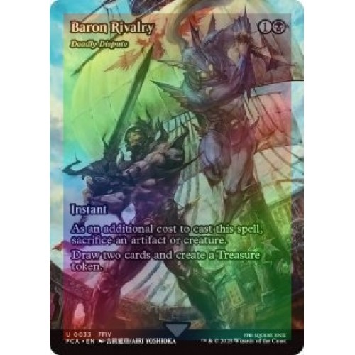 FOIL BARON RIVALRY (DEADLY DISPUTE) (SHOWCASE) X4 Final Fantasy ...