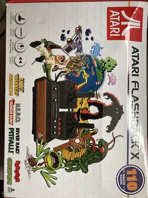Atari Flashback X HDMI Retro Console 110 Built-in Games 2 Controllers ...