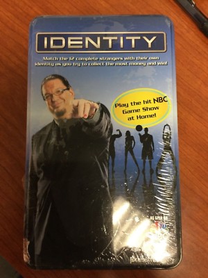 IDENTITY THE NBC GAME SHOW YOU CAN PLAY AT HOME BRAND NEW FACTORY ...