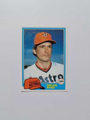 Nolan Ryan 1981 Topps #240 Houston Astros | eBay
