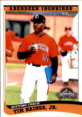2017 Aberdeen IronBirds Choice #33 Tim Raines Jr Memphis Tennessee ...