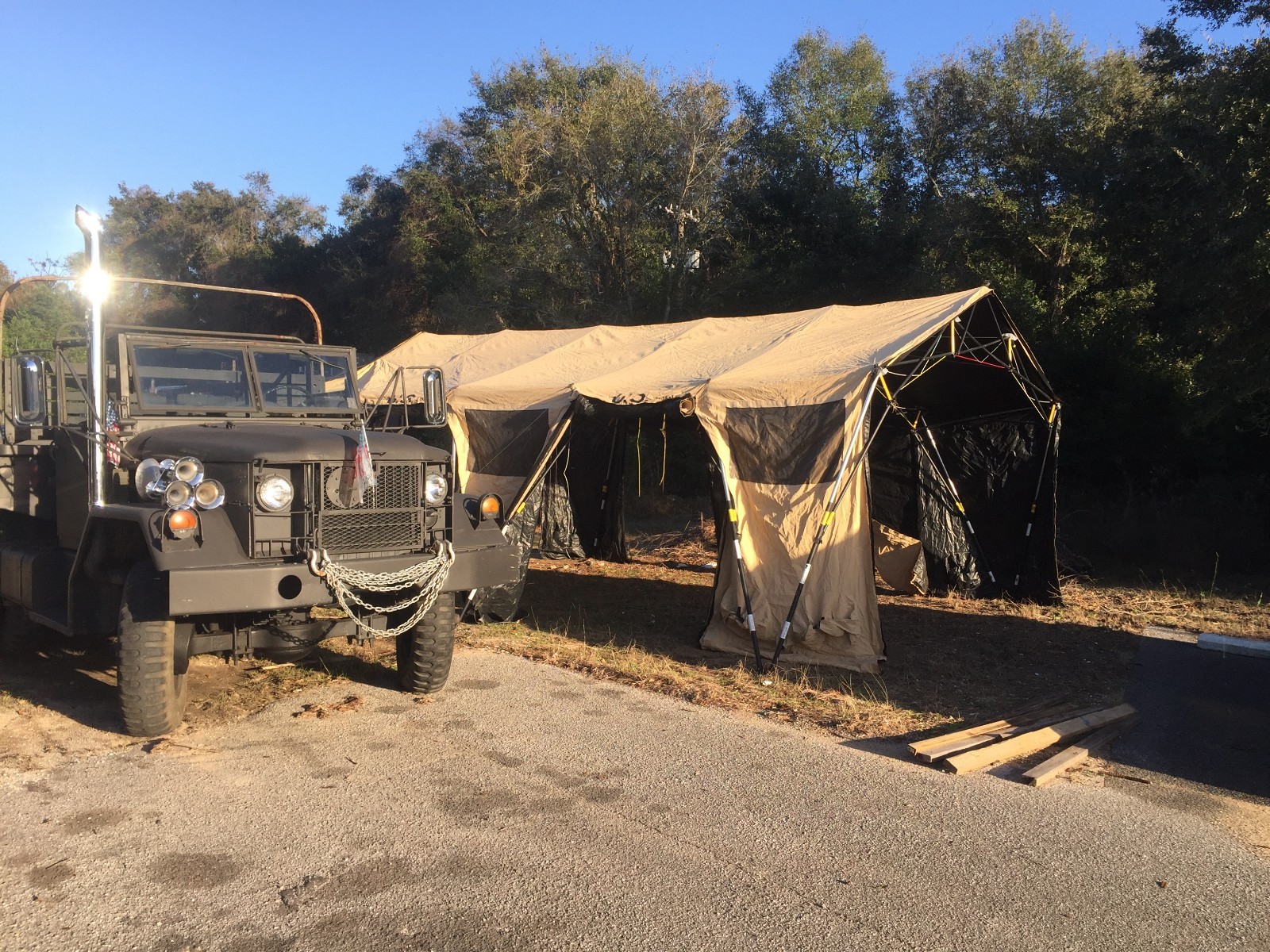 U.S. Military Army Tent-Base X 305 Shelter System 18X25' Tan HDT Global ...