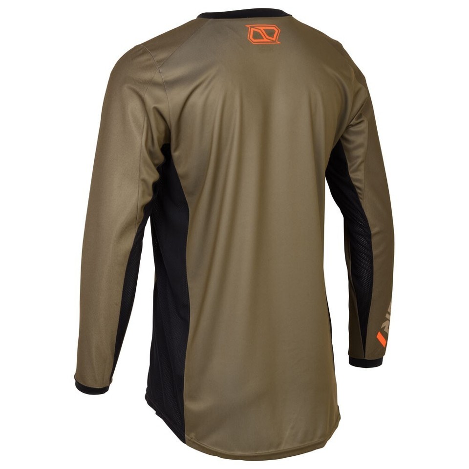 MSR Legend Dirt Bike Motocross MTB Offroad Jersey Large Military/Orange ...