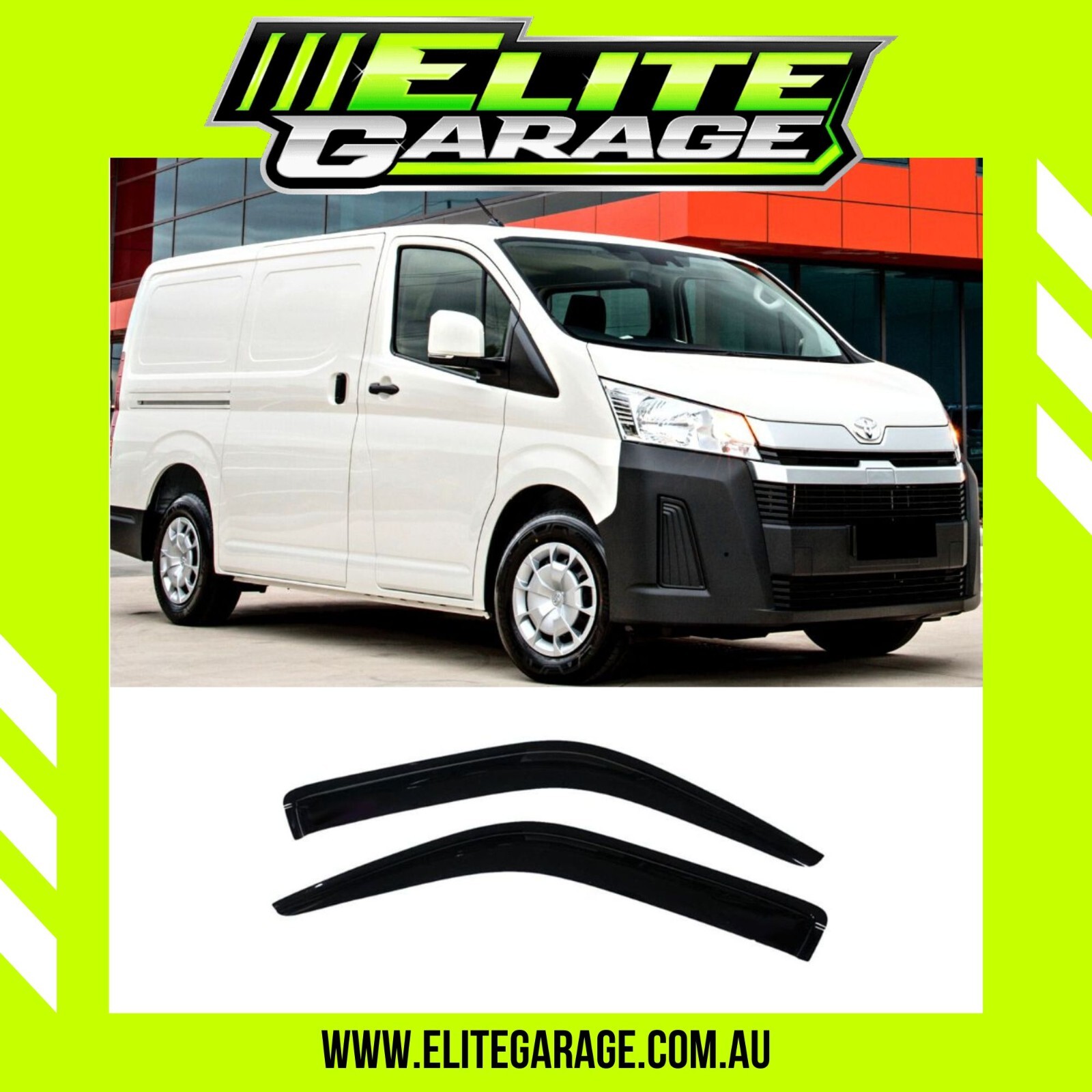 Fits Toyota Hiace Van (19-24) Weathershields Window Rain Sun Guards | eBay