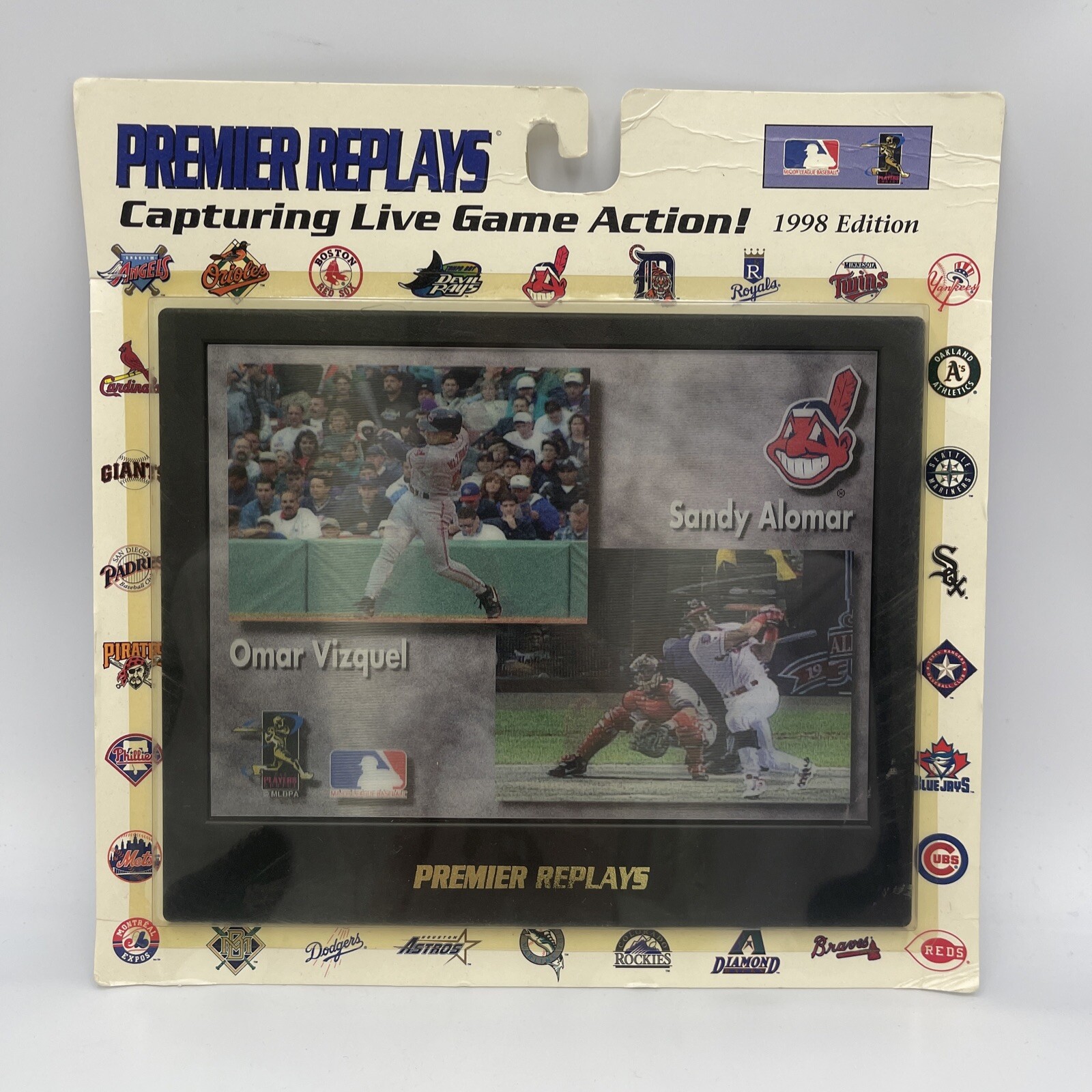 Premier Replay 1998 Edition Omar Vizquel & Sandy Alomar Cleveland ...