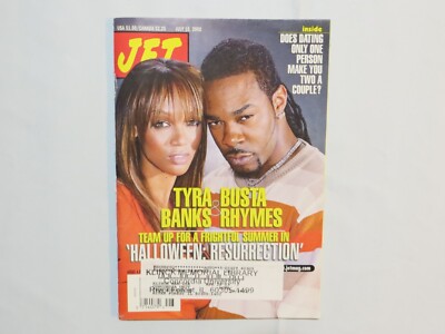 JET Magazine July 15, 2002 - TYRA BANKS & BUSTA RHYMES WB | eBay