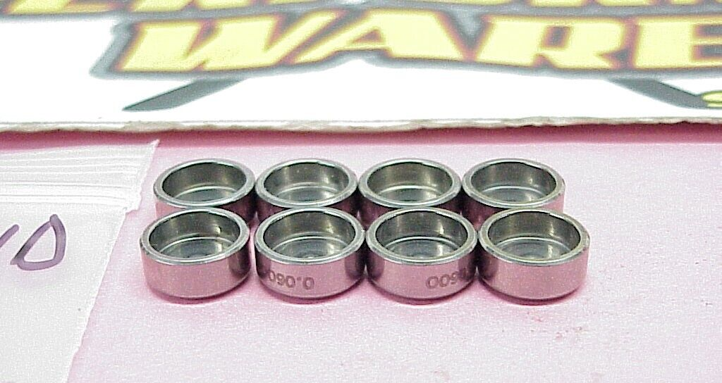 Set of 8 Lash Caps .308" I.D. x .060" Thickness NASCAR | eBay