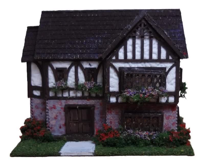 Miniature Tudor Style Windows
