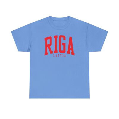 Riga Latvia Shirt Gifts Tshirt Tee Crew Neck Short Sleeve | eBay