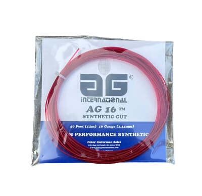 AG 16 Synthetic Gut String Set-16-Red | eBay