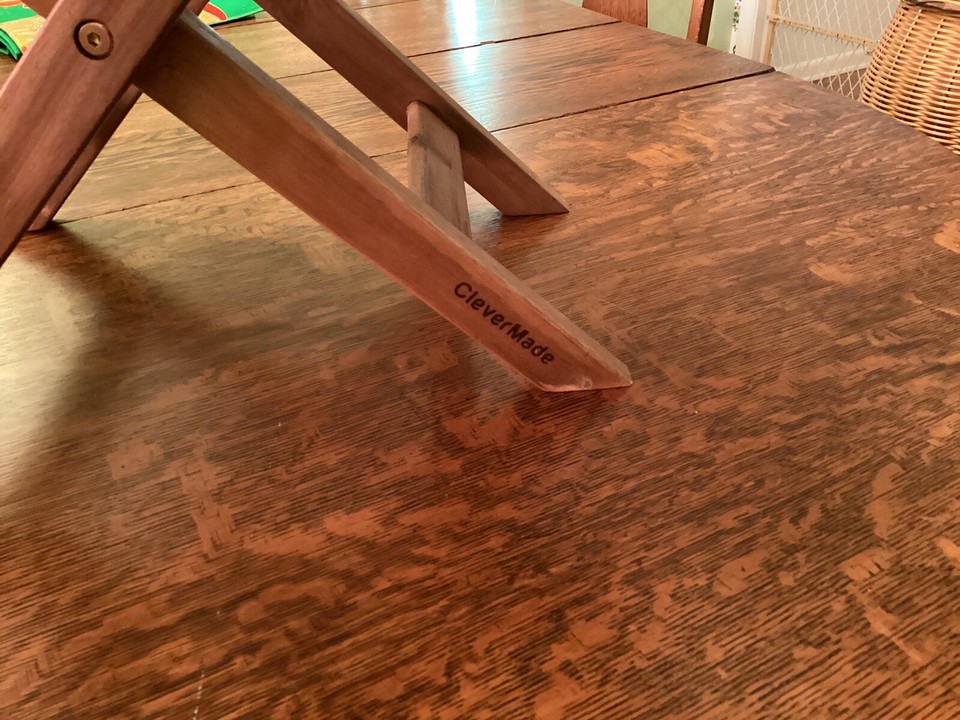 Tamarack Slatted Acacia Clever Made Indoor Outdoor Folding Side Table ...