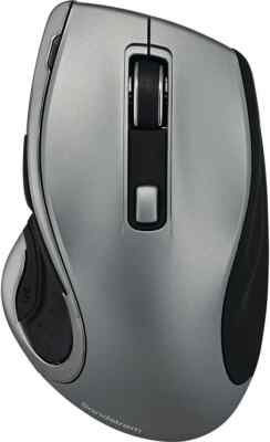 SANDSTROM SMWLHYP15 Wireless Blue Trace Optical Mouse Gun Metal 1600 ...