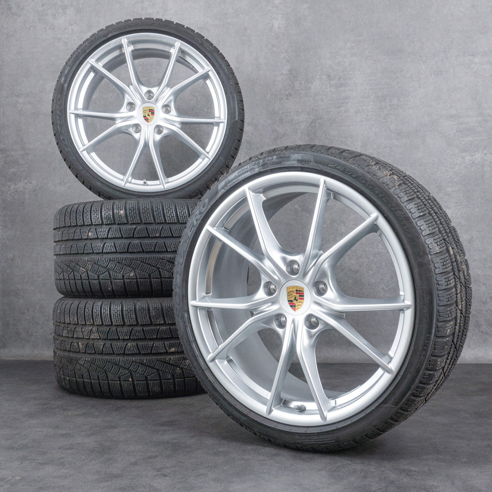 Original Porsche rims 20 inch 991 C2 Carrera winter wheels winter tires ...