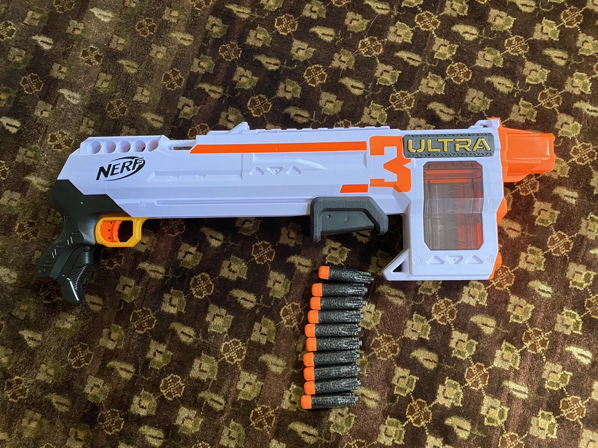 NERF Ultra Three Blaster, Pump-Action, 8-Dart Internal