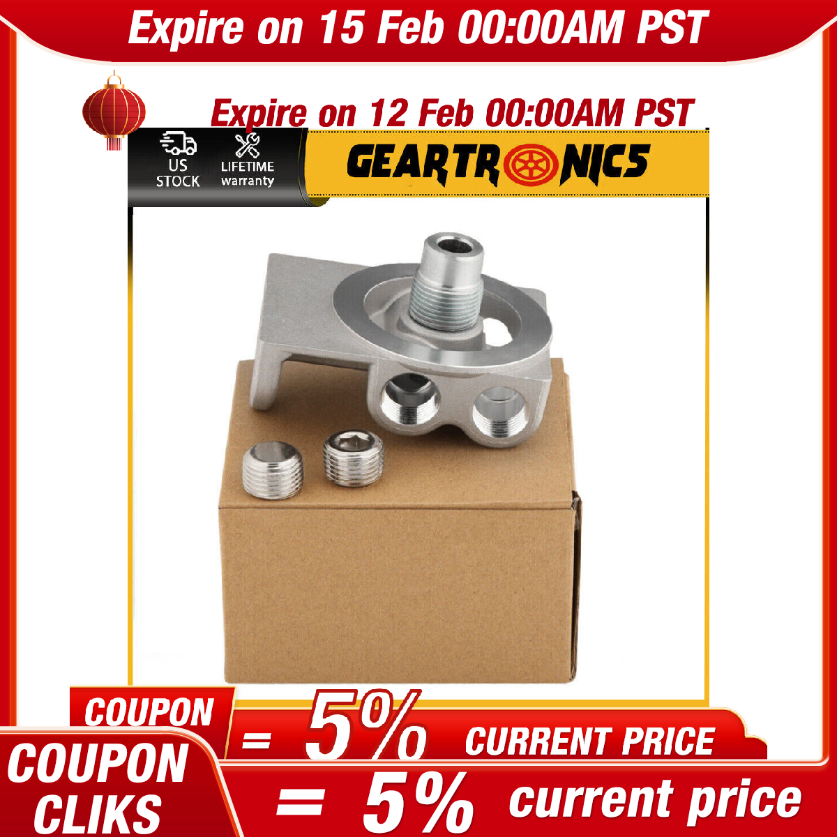 24770 Diesel Fuel Filter Remote Mount Base For CAT 1R-0749 1R-0750 US ...