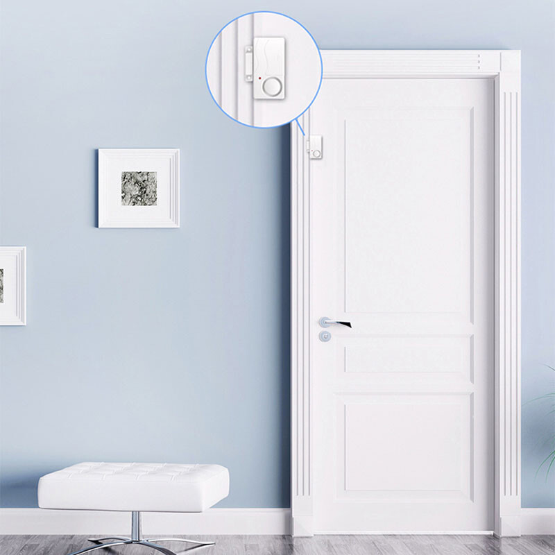 Home Door Window Magnetic Sensor Open Security Alarm with 2 Remote ...