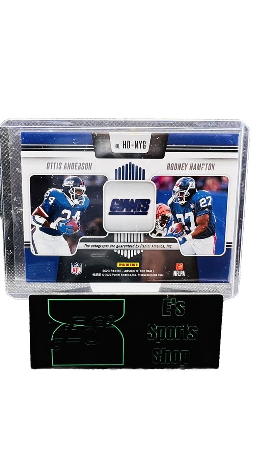2023 Absolute Otis Anderson Rodney Hampton Historical Duals - Giants | eBay