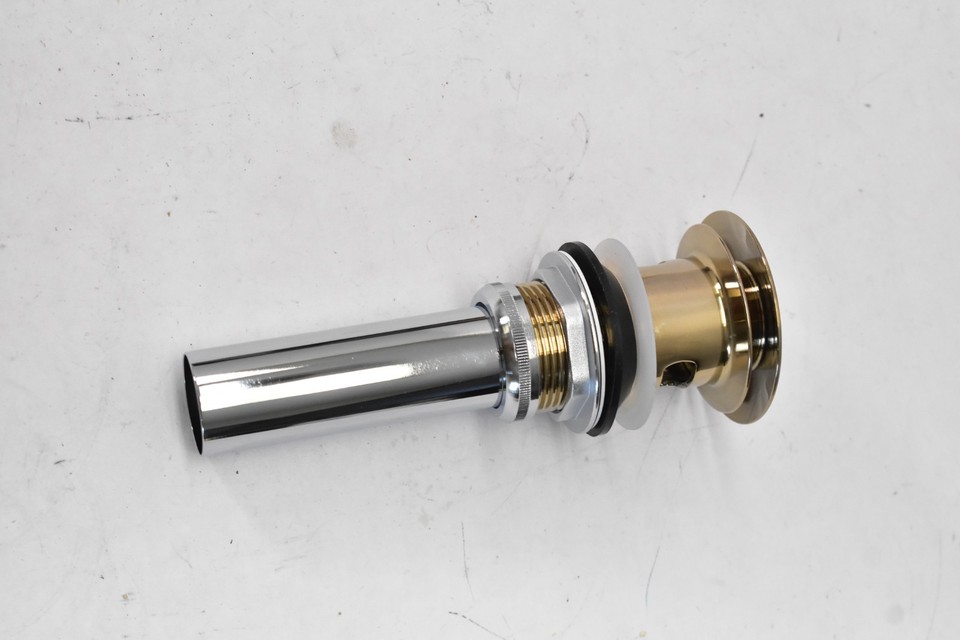 Masco Brass Round Top Push Pop Up Drain w/o OVerflow Genuine OEM ...