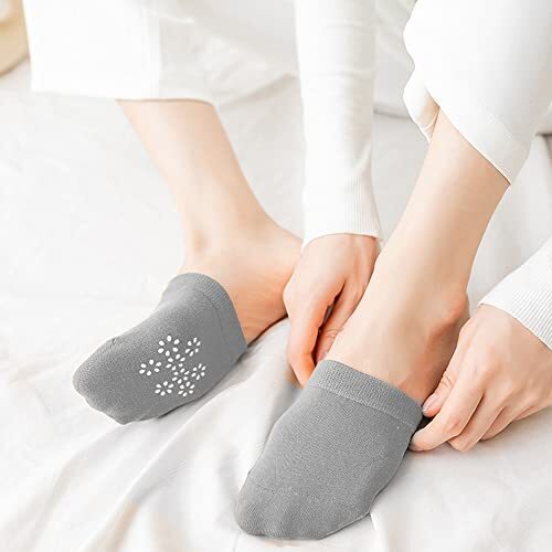 8 Pairs Women Half Socks Toe Toppers Liner Socks Invisible Toe Cover ...
