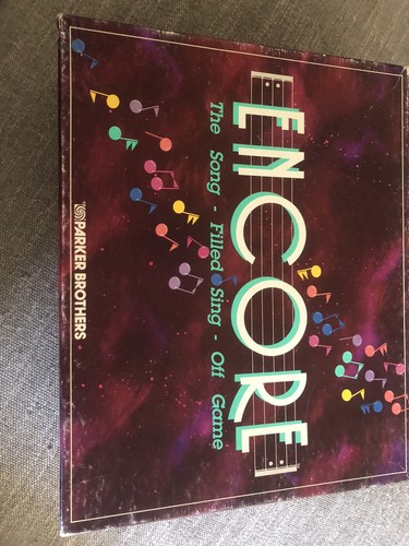 Encore Board Game By Parker Brothers 1989 80s 90s Vintage | eBay