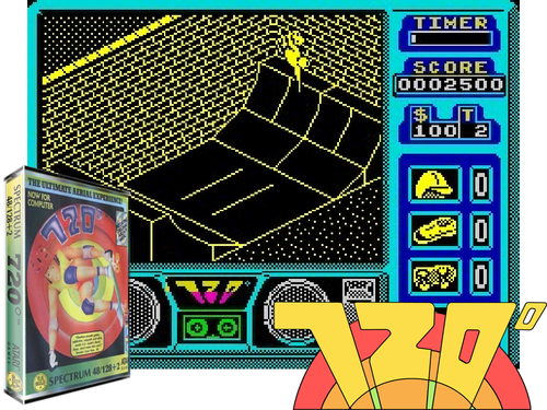 Sinclair ZX Spectrum 48K Game - 720 DEGREES - US Gold - Tested ...