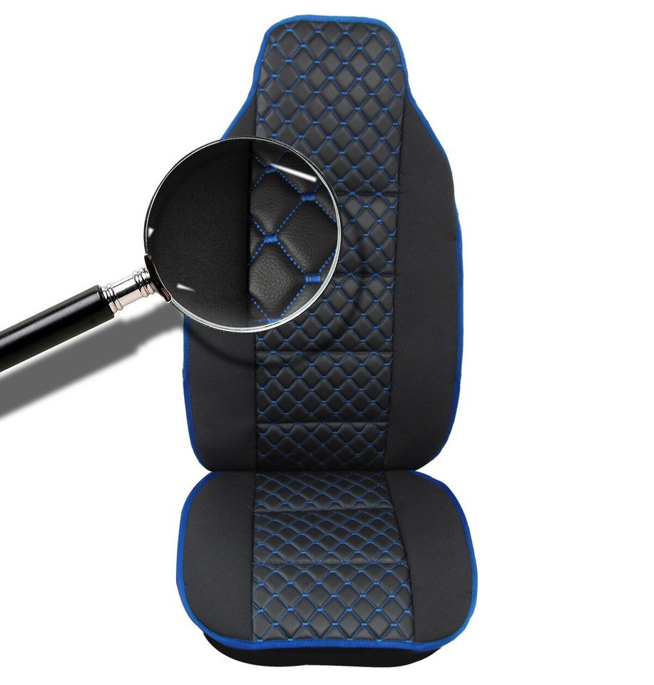 Black Leatherette Fabric Seat Cover For Volvo FH16 Sleeper Globetrotter ...