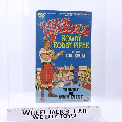 Rowdy Roddy Piper Original Poster 12x7.5 1985 WWF LJN Wrestling Vintage ...