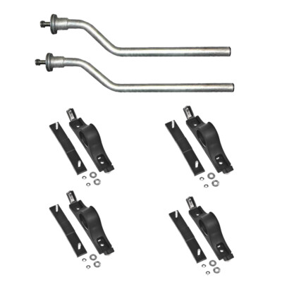 Truck Trailer Featherwing Mud wing stay bracket cranked single bolt ...