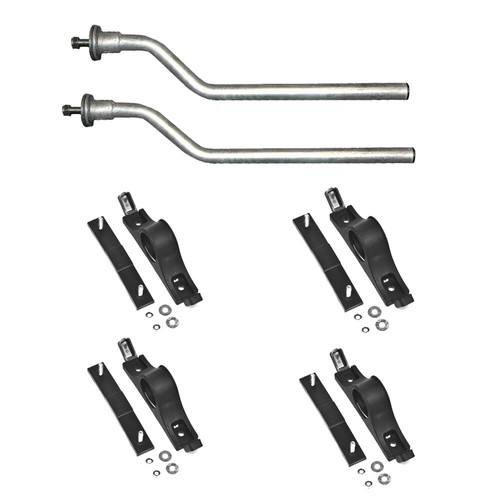 Truck Trailer Featherwing Mud wing stay bracket cranked single bolt ...