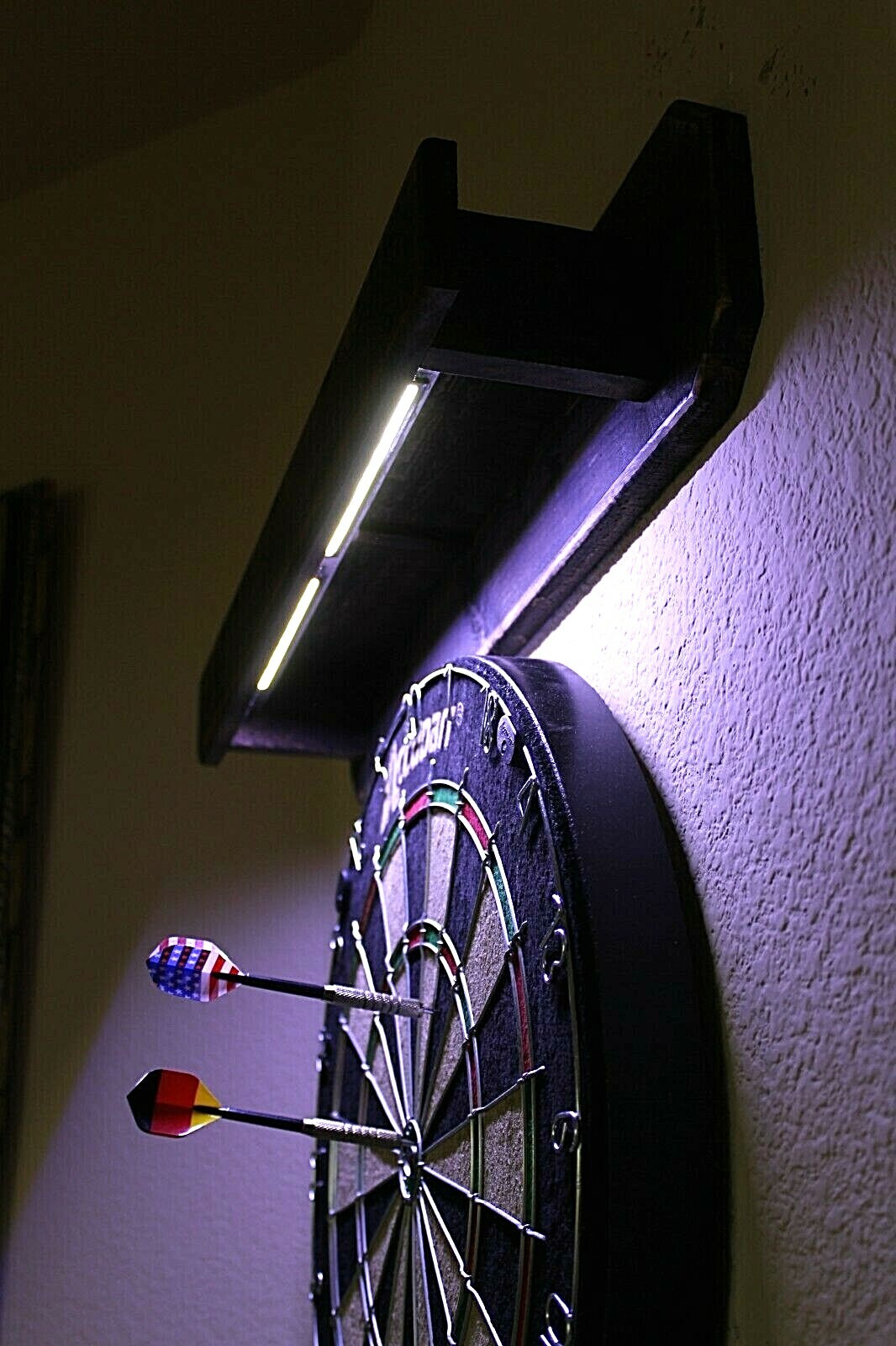 Darts Board Light LED & Dartboard throw line Laser Combo - Electronic ...