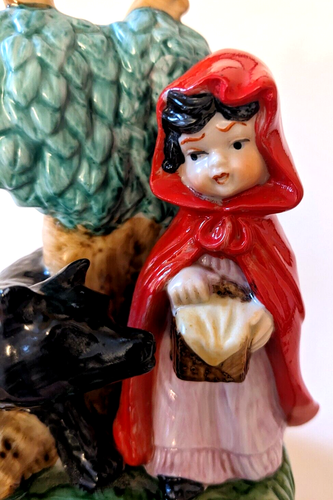 Vintage Little Red Riding Hood Musical Figurine Works HTF! | eBay