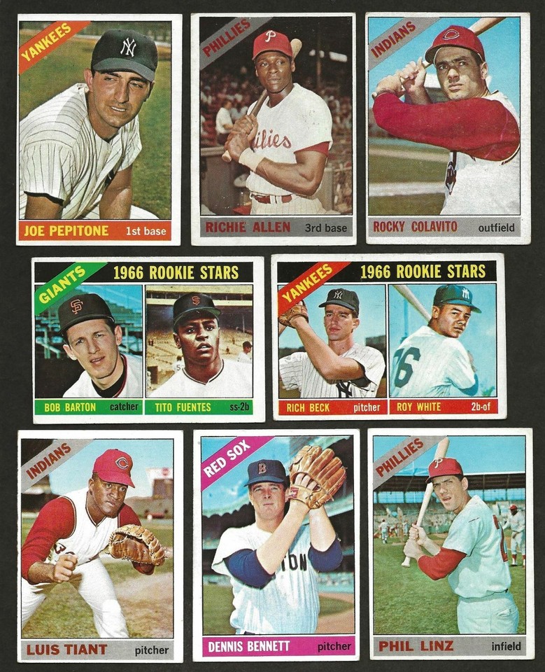 1966 Topps $.99 / PICK Complete Your Set Commons Semis Stars VGEX | eBay